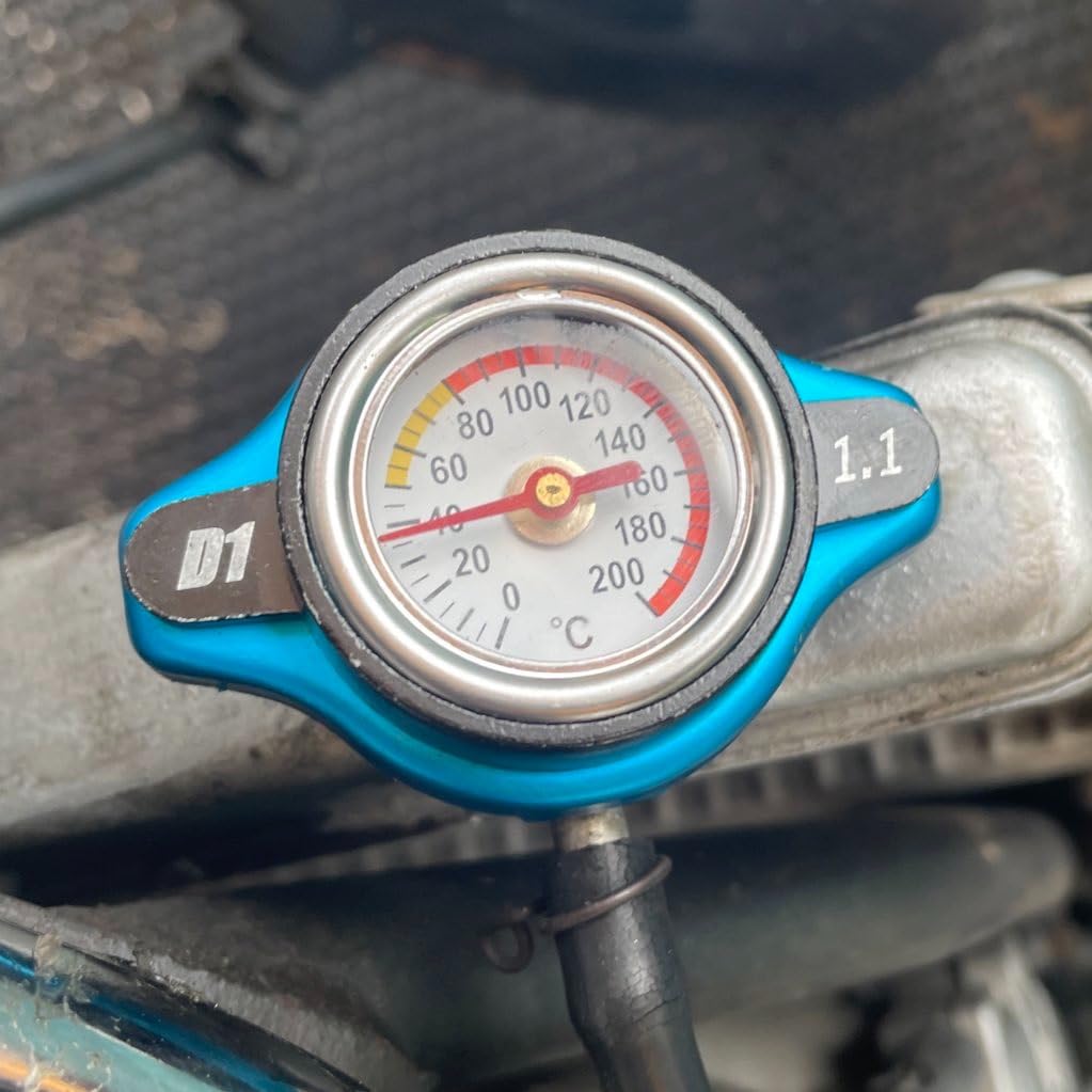 Amazon.co.jp: Radiator Cap with Thermometer, Radiator Cap Car Small ...