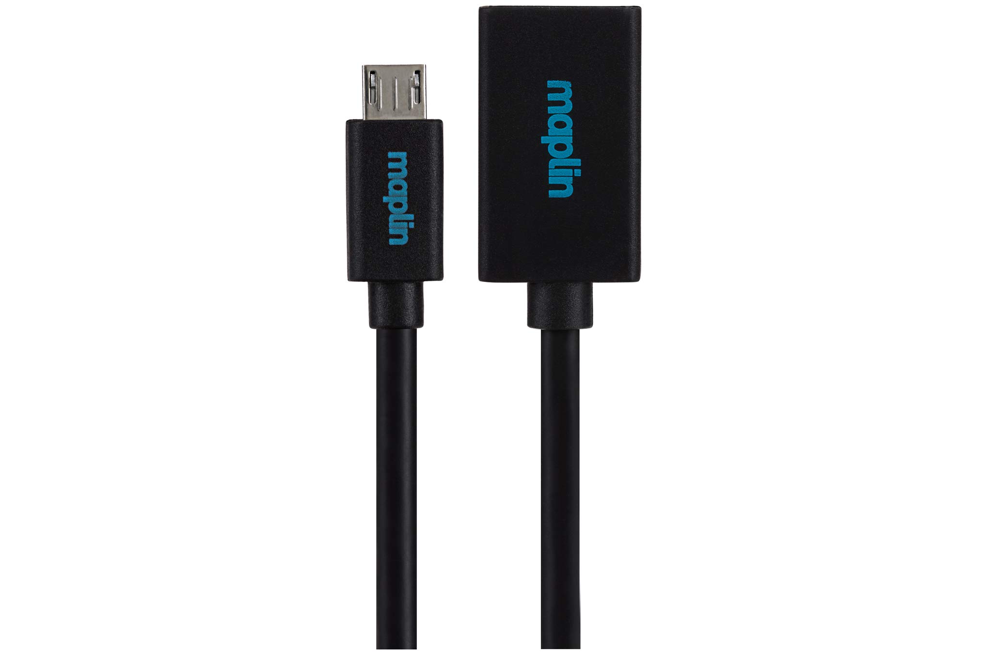 Maplin USB-A Female to Micro USB-B Male Cable Supports On The Go OTG, 0 ...