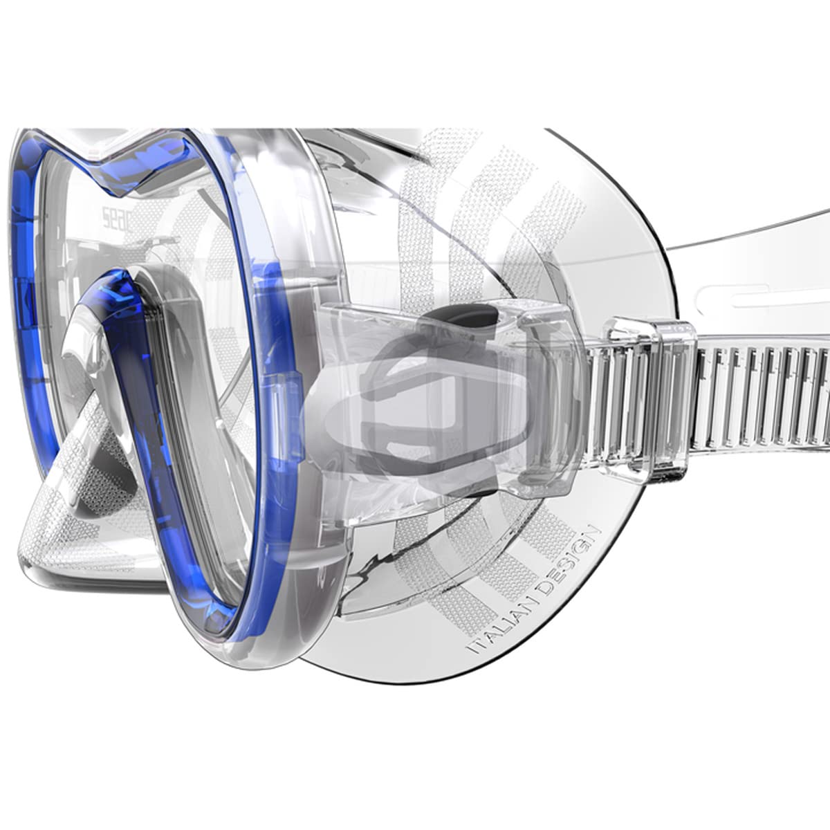 Snapklik.com : Seac Giglio MD Snorkeling Mask For Kids - Blue