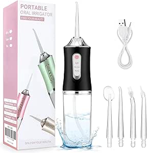 Yunlism Portable Cordless Water Flosser with 3 Cleaning Modes