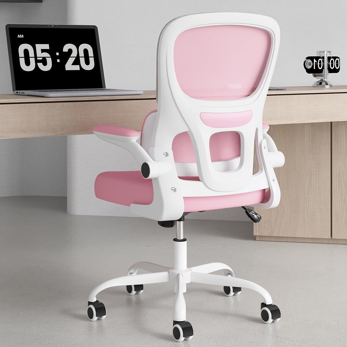 Soohow Ergonomic Home Office Chair, Mesh Desk Chair with Lumbar Support ...