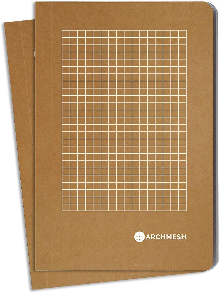 AmazonBasics Classic Notebook, Squared - (130mm x 210mm) - 240 pages ...