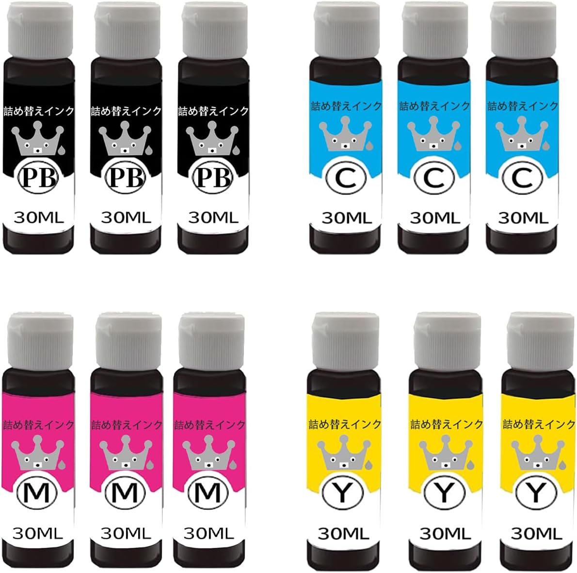 Amazon.co.jp: 【UNIQUE-INK】キャノン用詰め替えインク BC-310/311 BC-340/341 BC-345/346 BC-360/361 BC-365/BC-366 ...