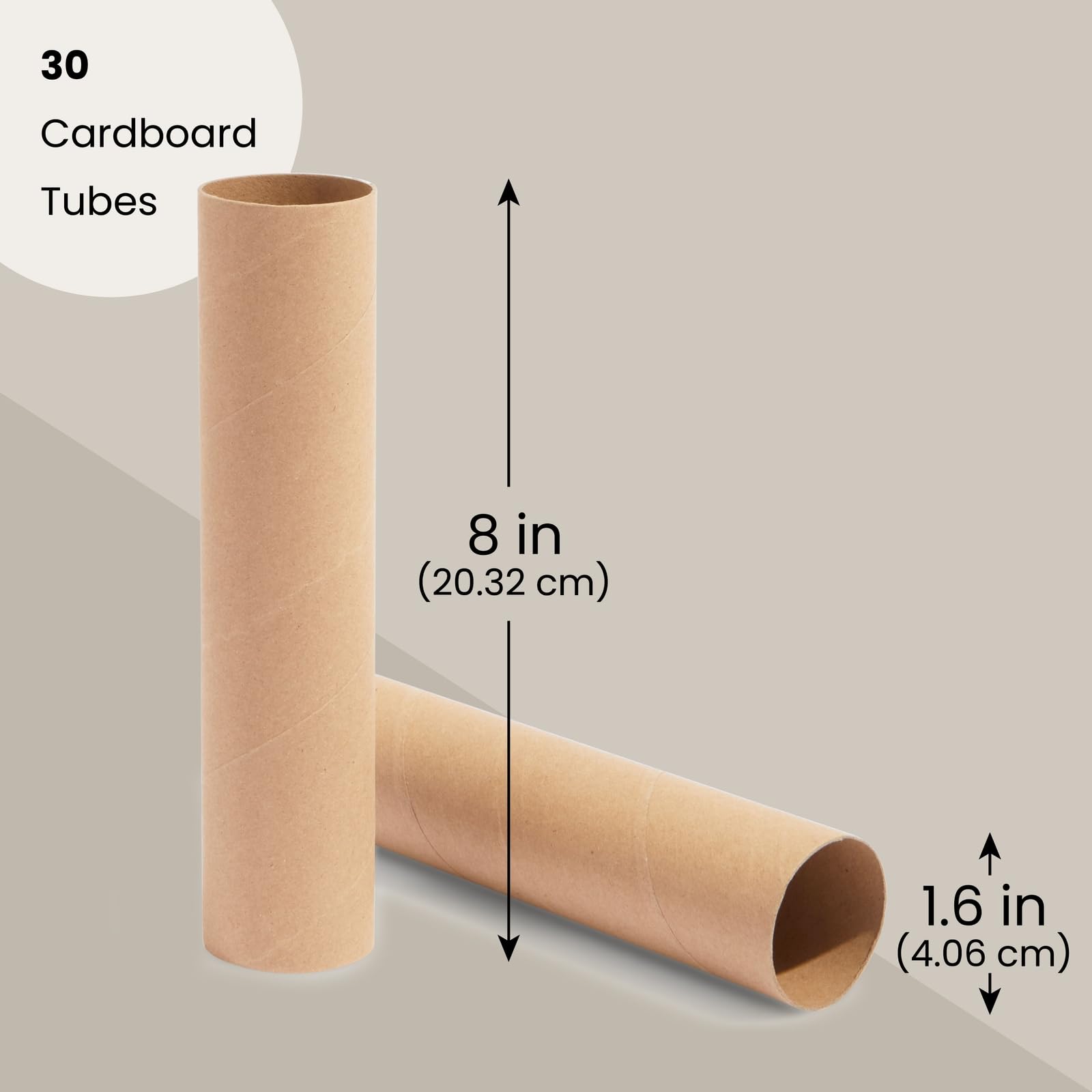 Cardboard Tubes For Crafts Juvale - - 24 Brown Empty Paper Towel Rolls ...