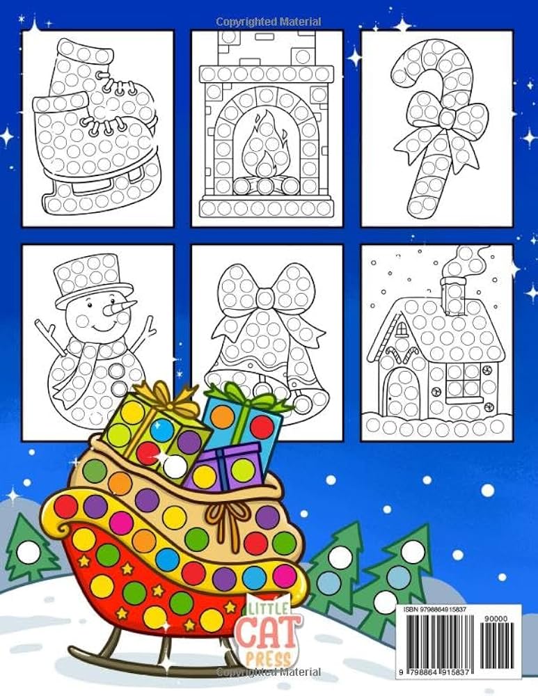Dot Art Christmas Printables