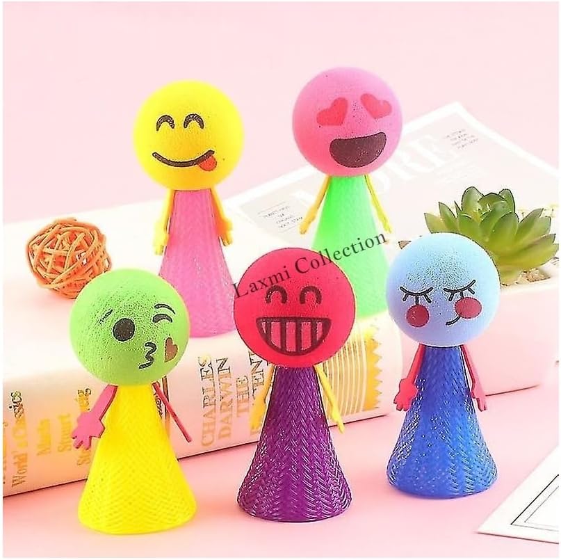Laxmi Collection 3 PCS Smiley Emoji Jump Elf Toy Jumper for Kids Boys ...