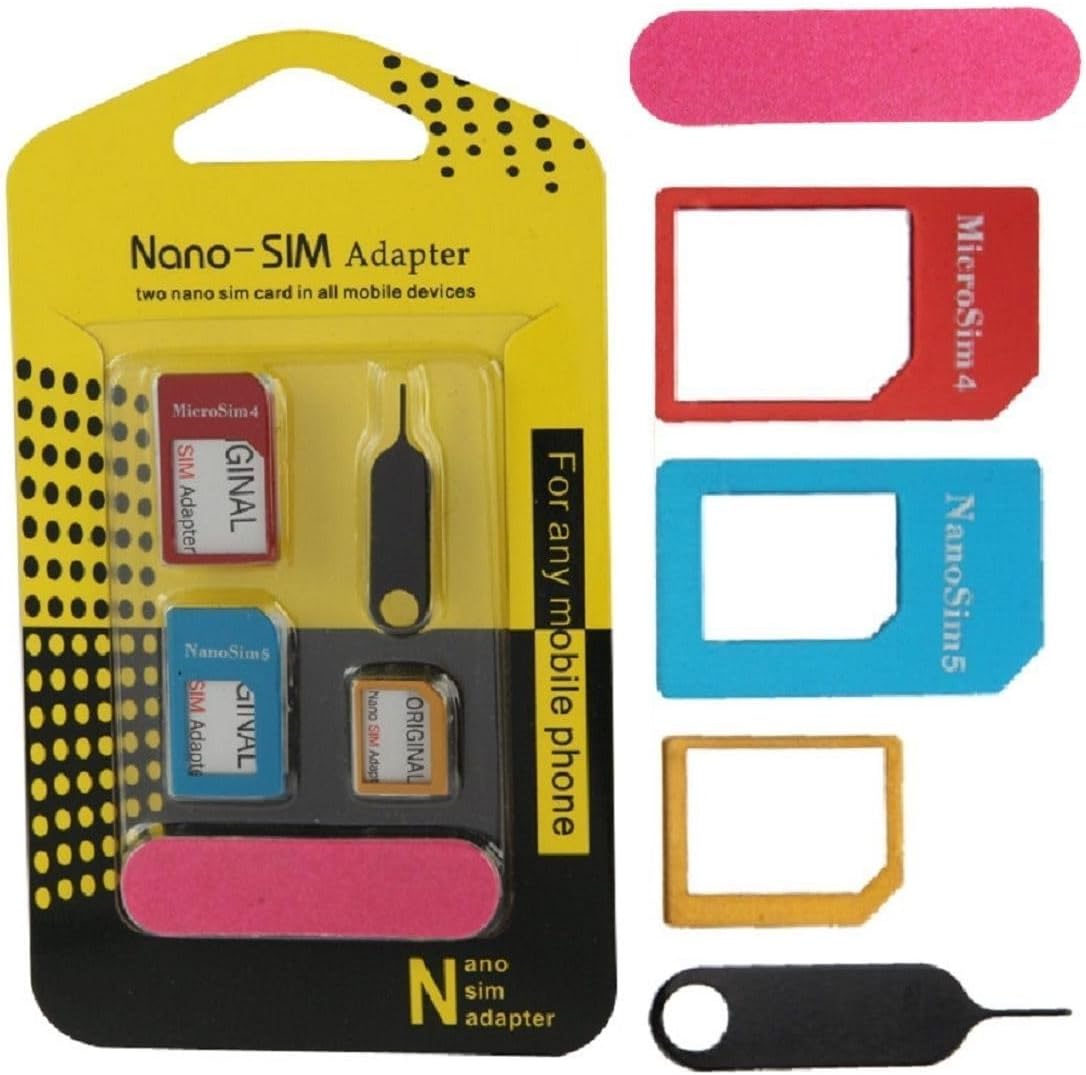 innoGadgets® Nano-SIM Adapter Set | Komplettes Adapter-Set für Nano-SIM ...
