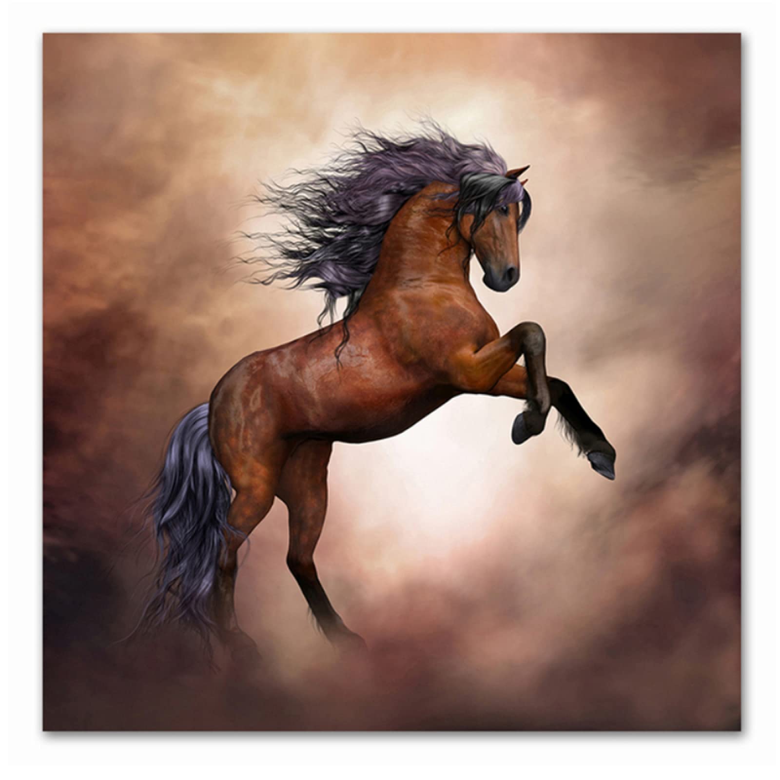 Rearing Horse Painting