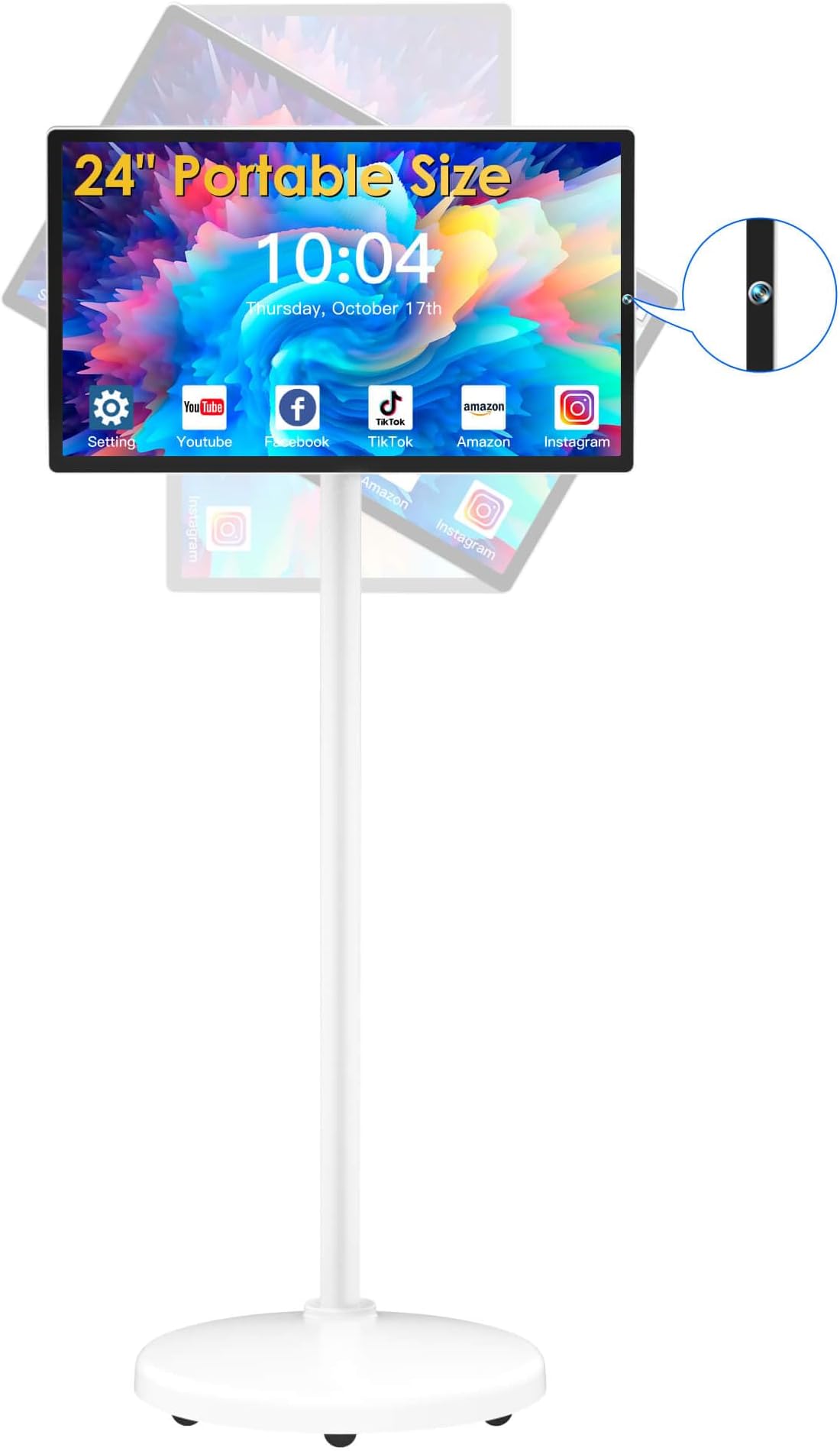 Amazon.com: Anweller 24" Portable TV Tablet, Touchscreen Portable ...