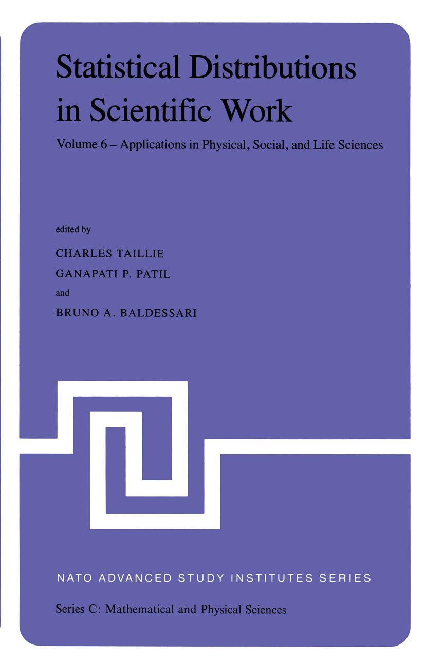 Amazon.com: Statistical Distributions in Scientific Work: Volume 6 ...