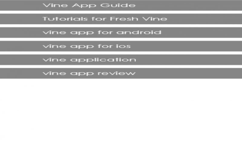 Vine Guide - App on Amazon Appstore