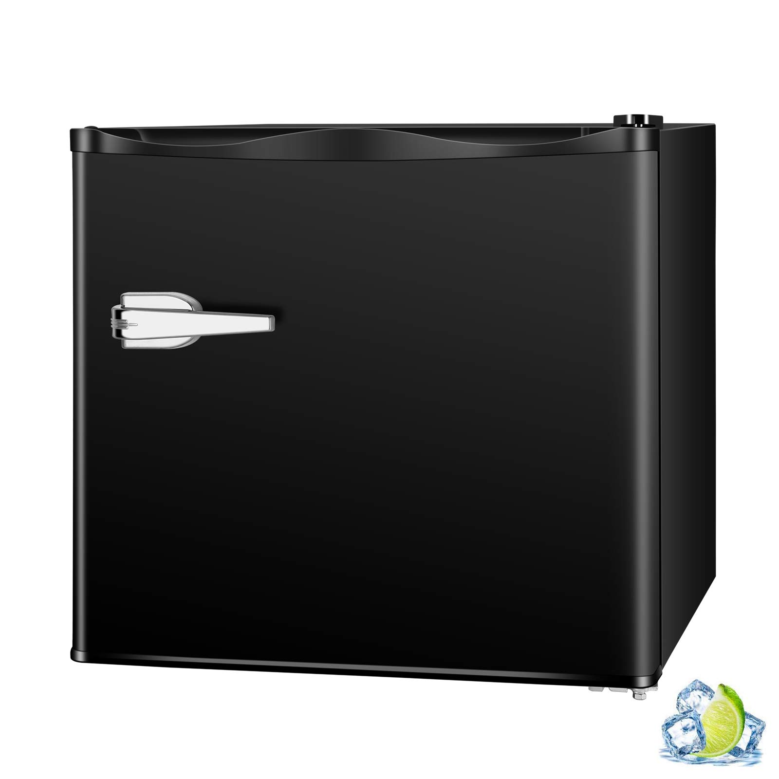 R.W.FLAME Upright Compact Freezer 1.2 Cu.ft, Freestanding Mini Freezer ...