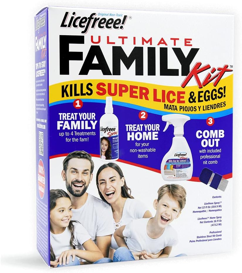 Amazon.com: Vamousse Lice Emergency Kit, includes Lice Treatment Mousse ...