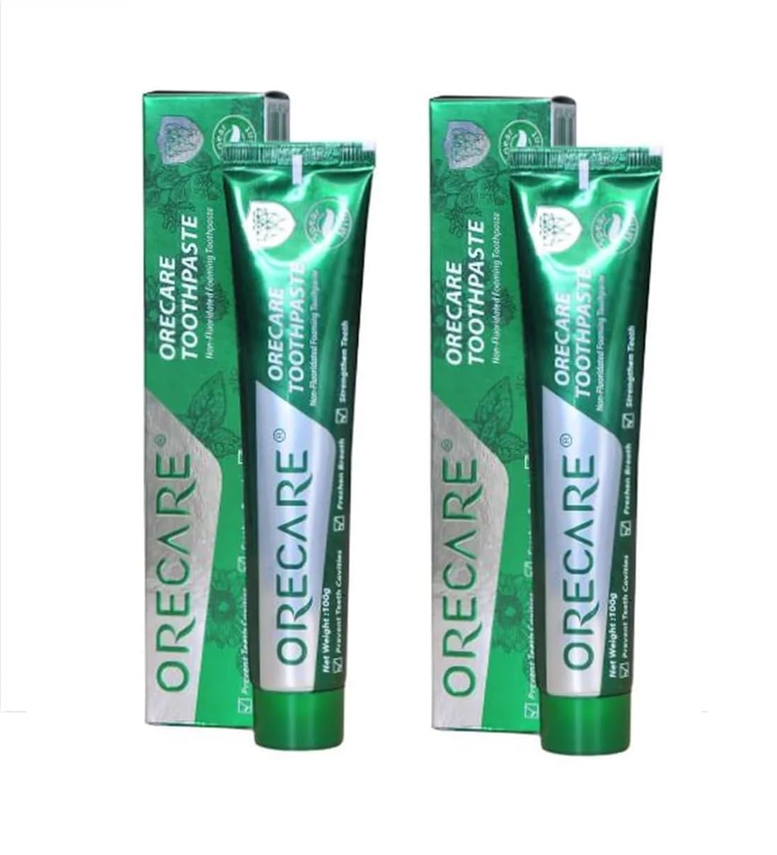 Buy TIENS Orecare toothpaste non-fluoridated foaming 100 g (pack of 2 ...