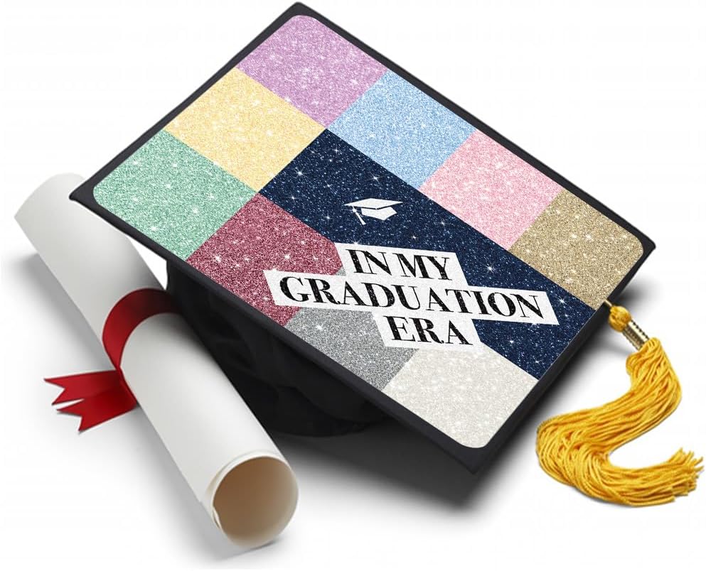Amazon.com: In My Graduation Era Grad Cap Topper, Grad Cap Decorations ...