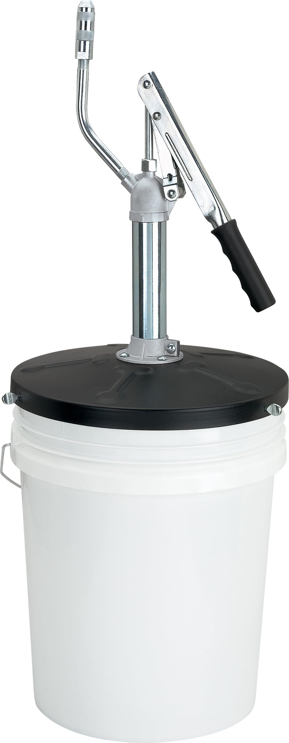 Snapklik.com : LUMAX LX-1302 Black 18" 25-50 Lbs/5 Gallon Grease Gun ...