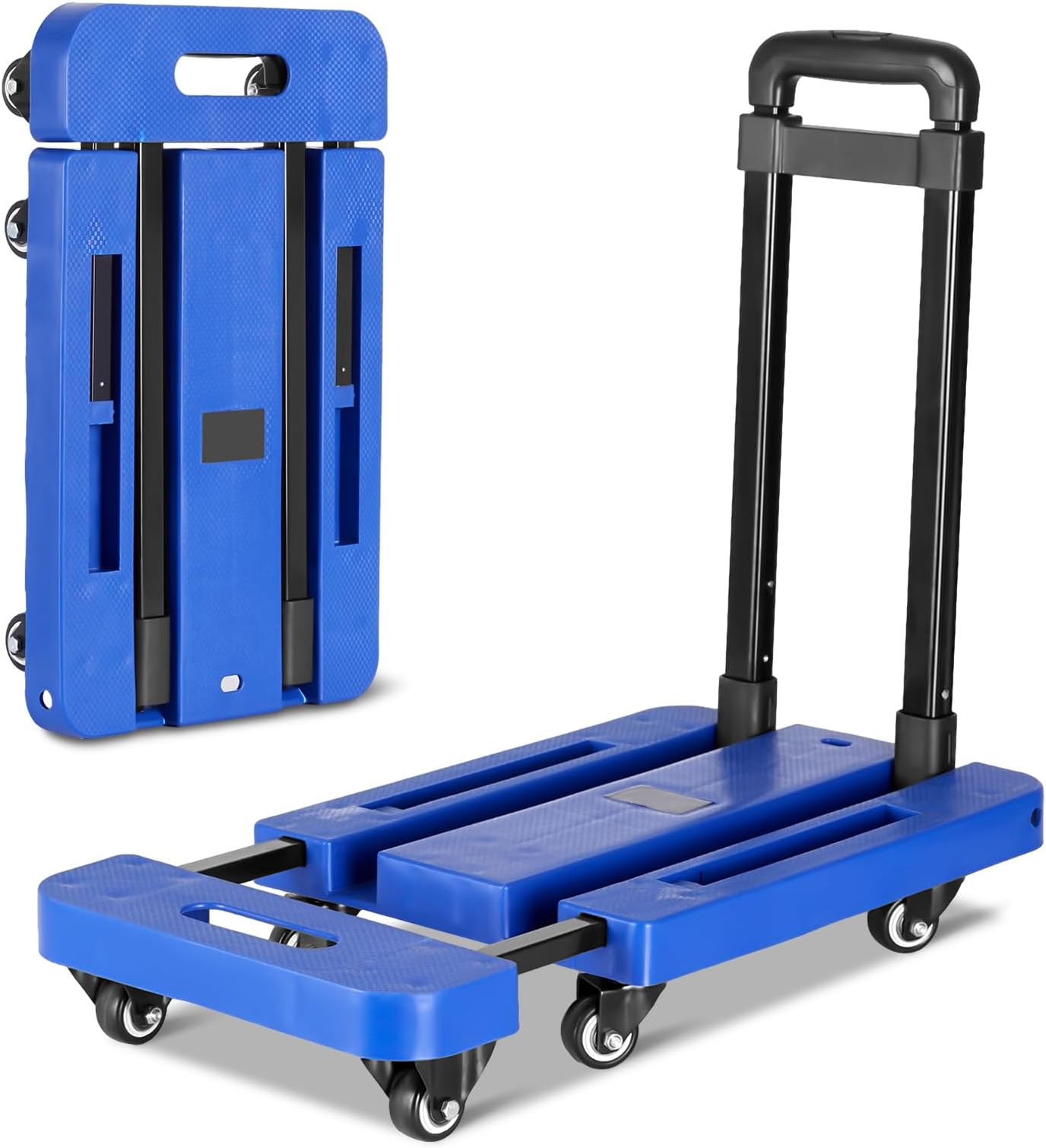 BOJIA Carro de Mano Plegable, portátil para mudanza, Expandible ...