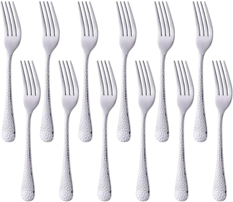 Amazon.com: MINGYU Colored Salad Forks Set of 12 - Small Dinner Forks 6 ...