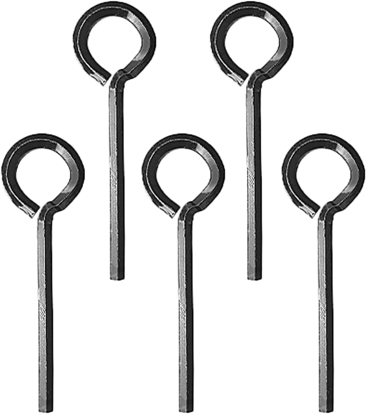 INAIVU 5 Pack 5/32" Hex Dogging Key w/Full Ring Loop, Metal Allen ...