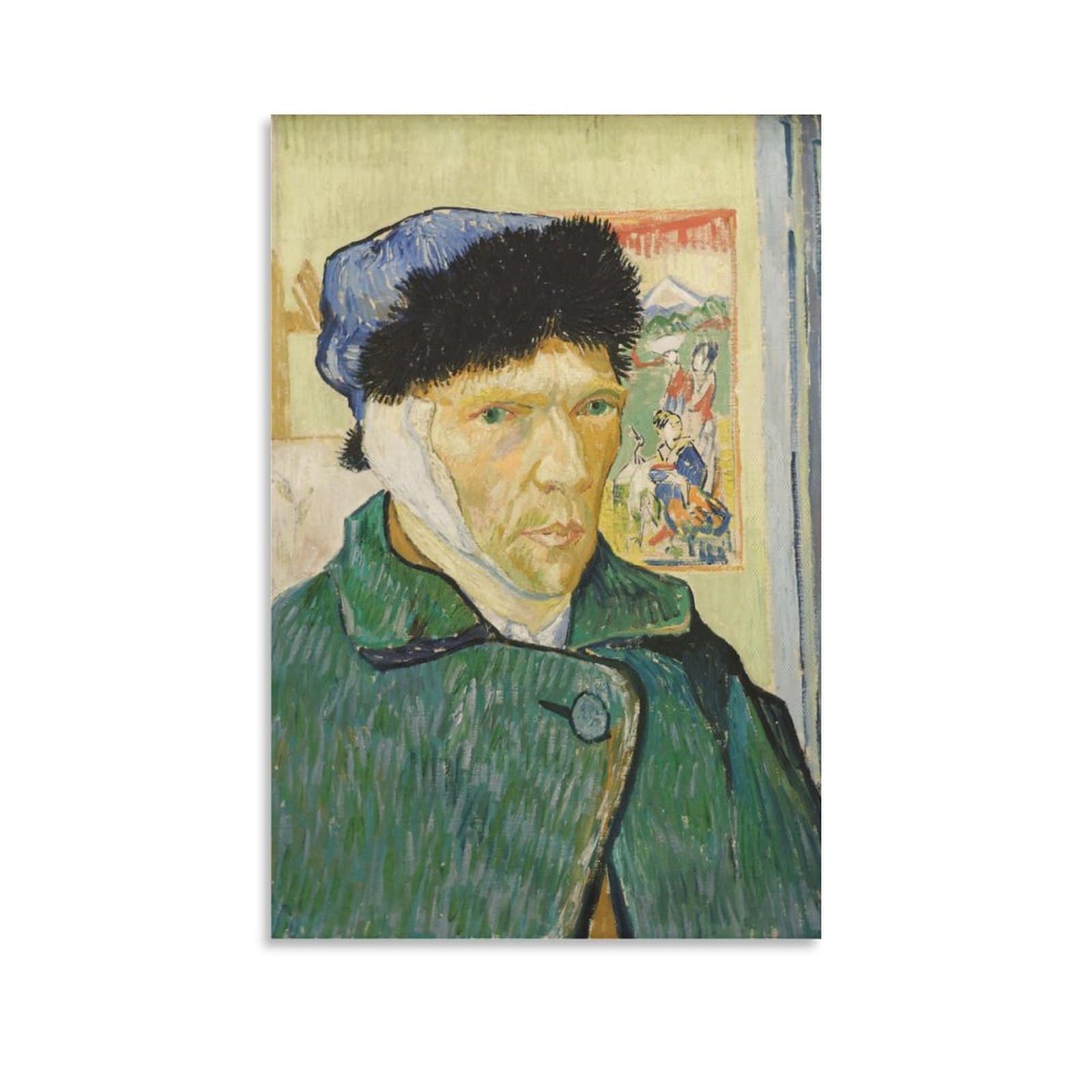 Vincent Van Gogh Self Portrait With Bandaged Ear After Vincent Van