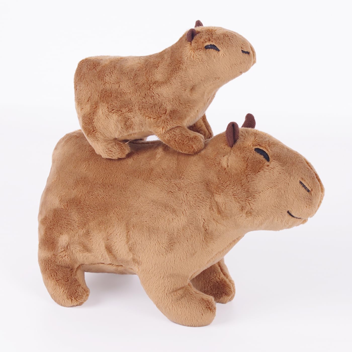 Amazon.com: EVOLVEOVER Capybara Stuffed Animal,2Pcs Stuffed Capybara ...