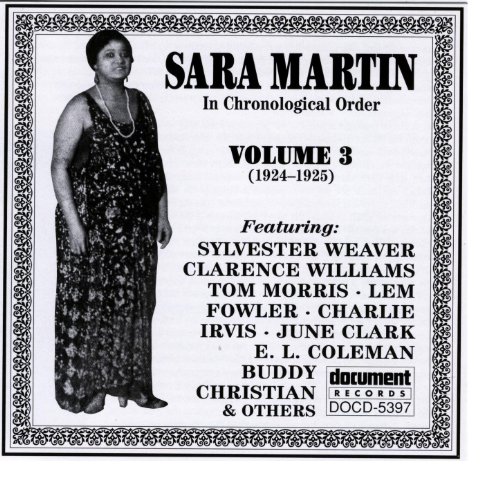 Amazon.co.jp: Sara Martin Vol. 3 (1924-1925) : Sara Martin: デジタルミュージック