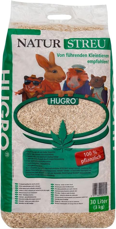Hugro Hemp Litter, 30 Litres, Pack of 1 : Amazon.de: Pet Supplies