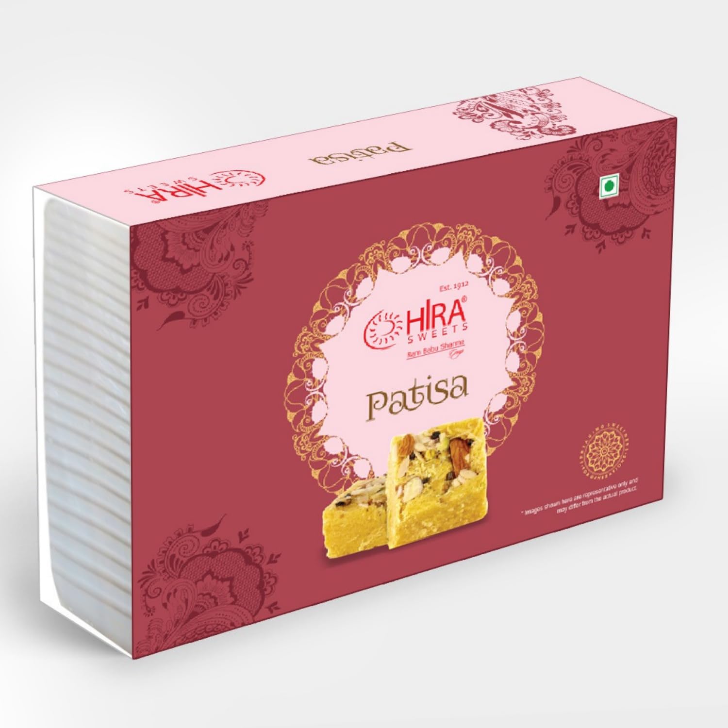 Buy HIRA SWEETS Patisa 500gm | Soan Papdi | Indian Mithai | Instant ...