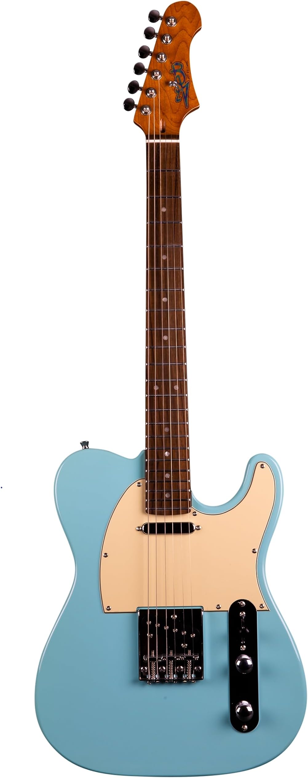 Amazon.com: Jet Guitars JT300 BLR Tele Style Guitar, solid basswood ...