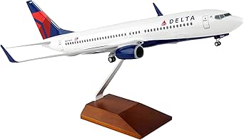 Daron Skymarks Delta 737-800 Model Kit with Gear and Wood Stand (1/100 ...