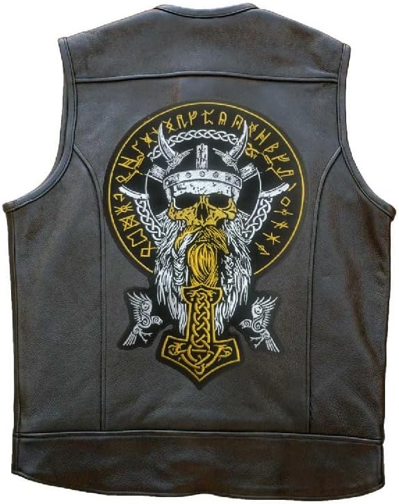 Amazon.com: Odin Large Large Back Embroidered Patch for Vest/Iron-on