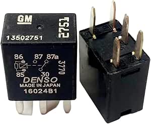 Amazon.com: RUNSIBA CAR Relay 13502751 12VDC DC12V 12V 35A 5PIN AUTO ...