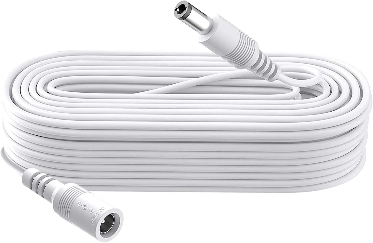 10m DC Power Extension Cable, Plug 5.5mm x 2.1mm, Male to Female Plug ...