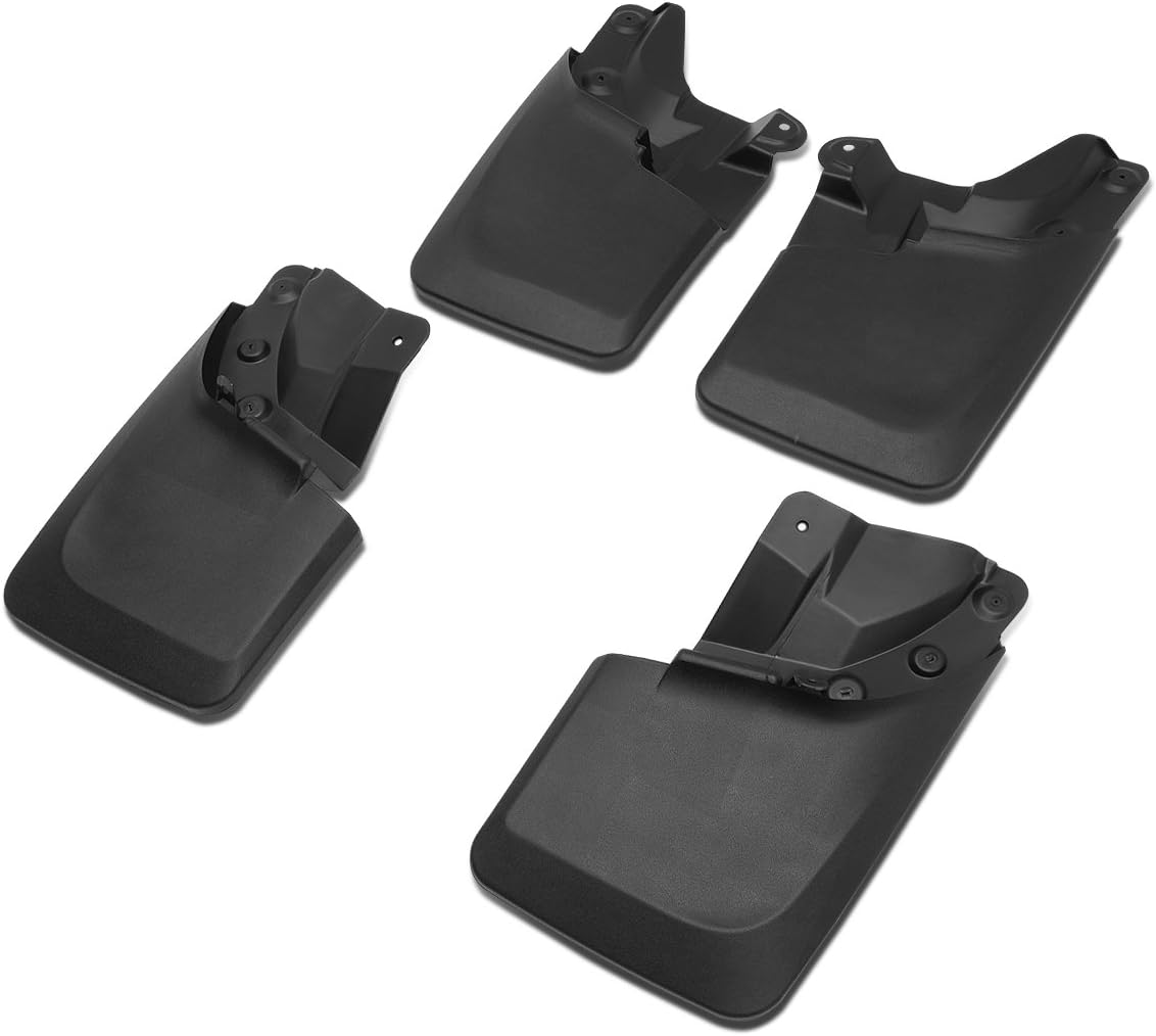 Amazon.com: DNA Motoring WFMK-007 4Pcs Mud Guard Splash Flap Kit ...