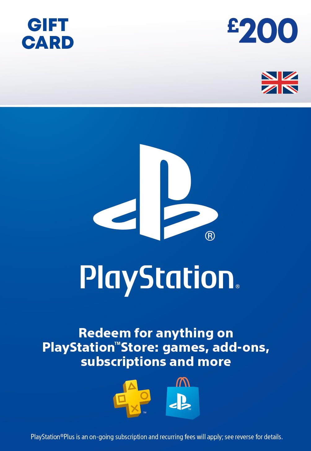 PlayStation Store Gift Card 200 GBP | PSN UK Account | PS5/PS4 Download ...