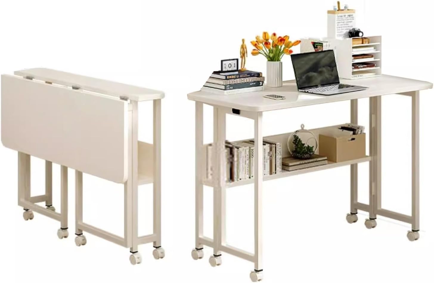 Amazon.com: Portable Folding Desk for Sofa and Bed, Mobile Foldable ...