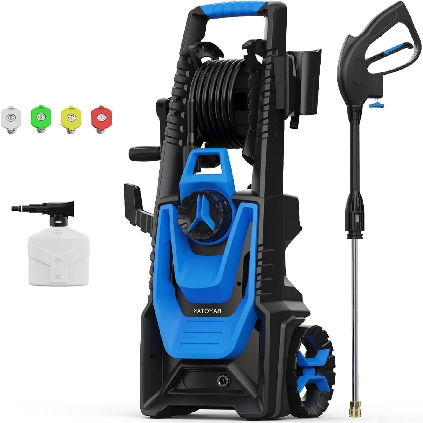 Amazon.com : BAYOTAK Electric Pressure Washer, 5000 PSI 3.2 GPM Power ...