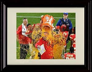 Amazon.com: Andy Reid Autograph Replica Print - SB Gatorade Bath ...