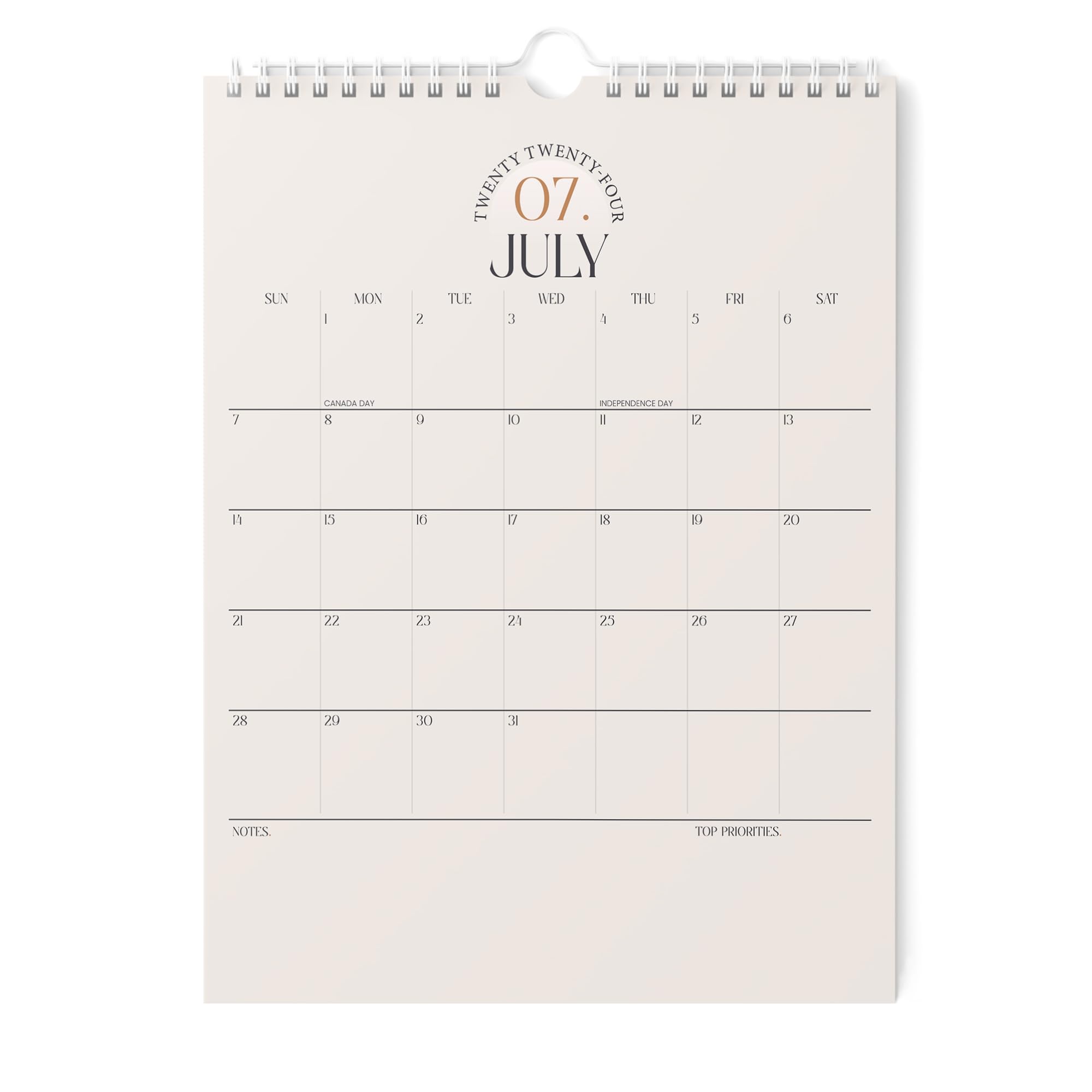 Amazon.com: Calendar 2024-2025 - Vertical 8.5x11 2024 Wall Calendar ...
