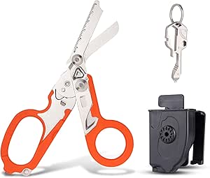 Amazon.com: 6in1 Trauma Shears,Emergency Shears with Strap Cutter and ...