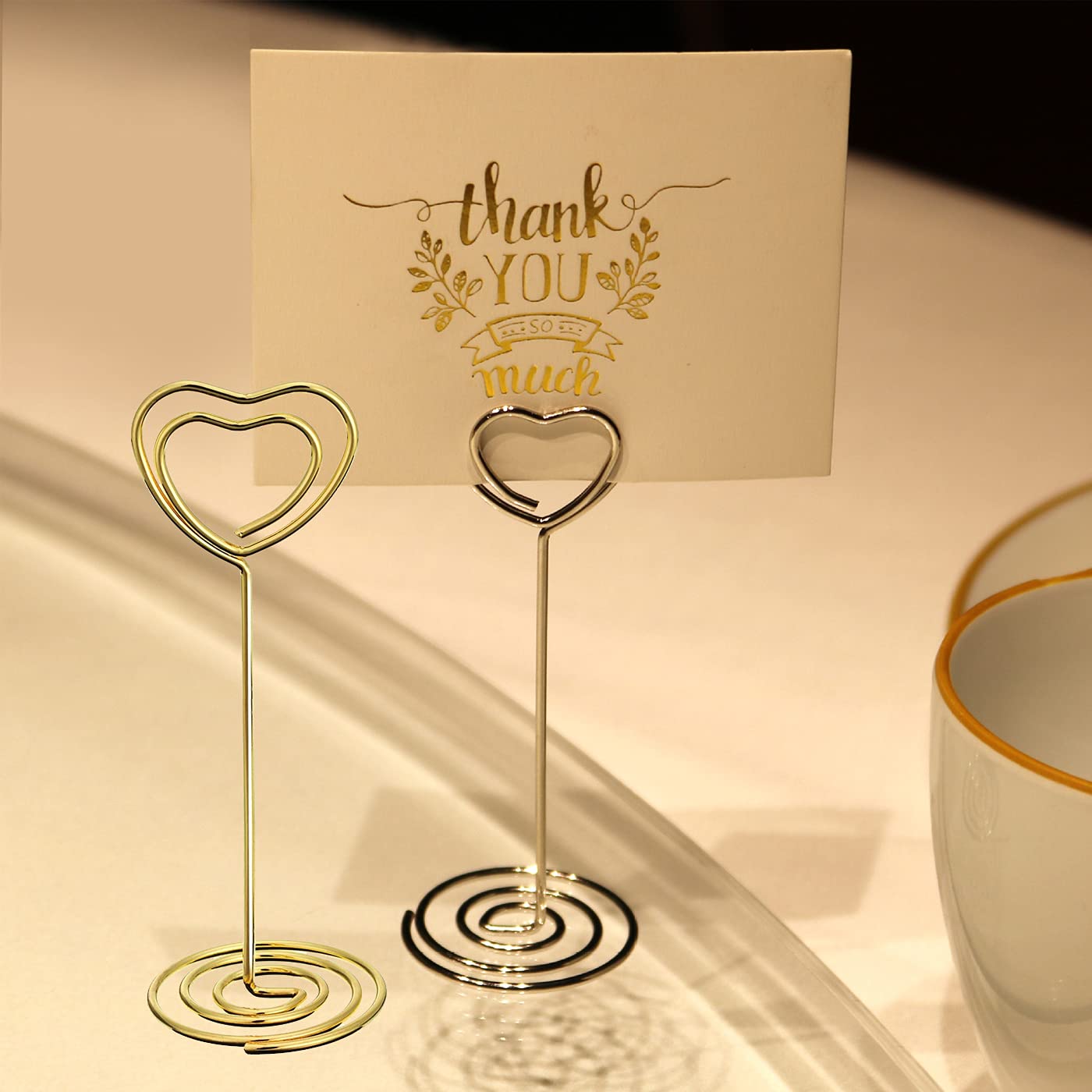 Snapklik.com : Table Number Holder 20 Pack 335inch Wedding Table Name ...