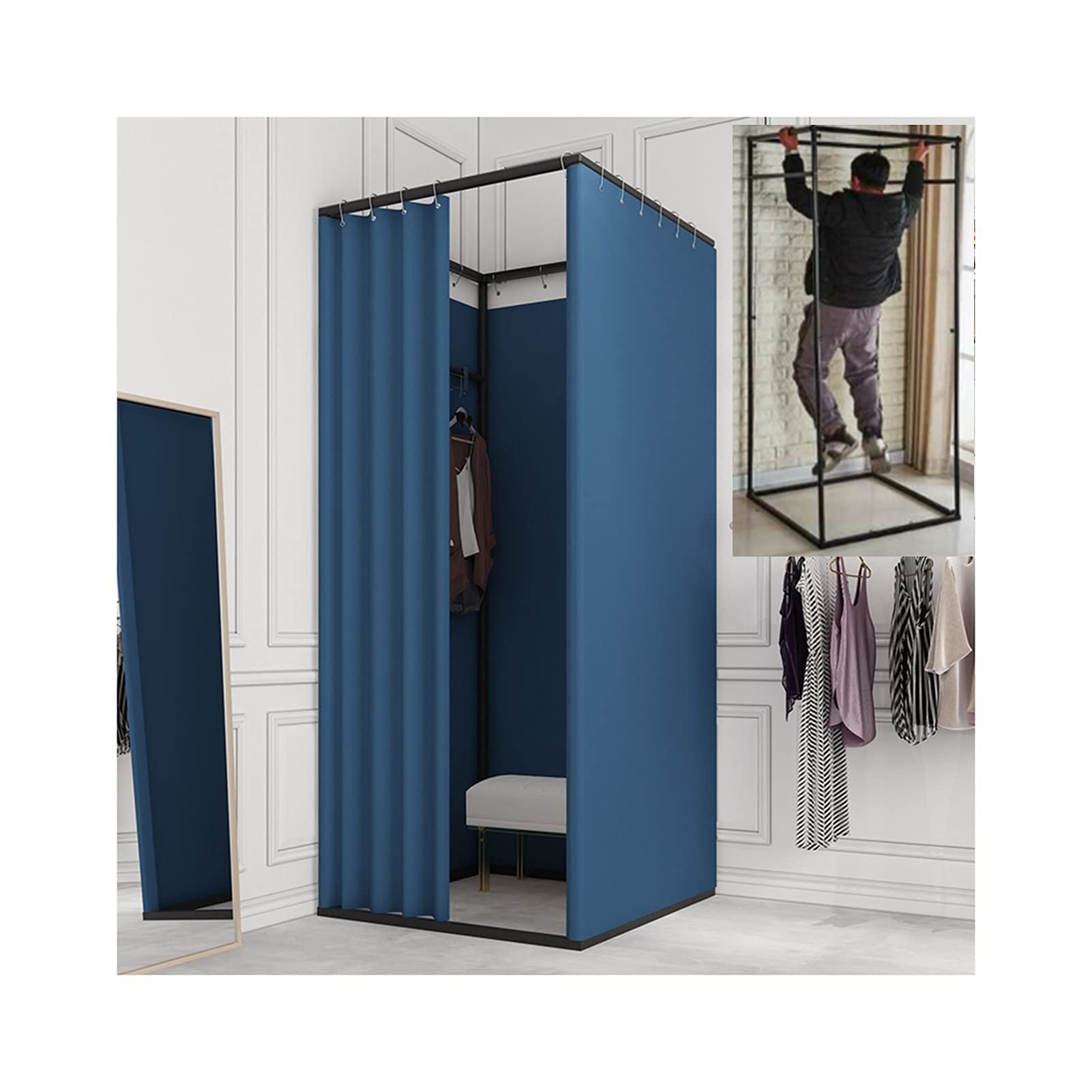 Buy Square Dressing Room Office Shopping Mall Fitting Room Comes With ...
