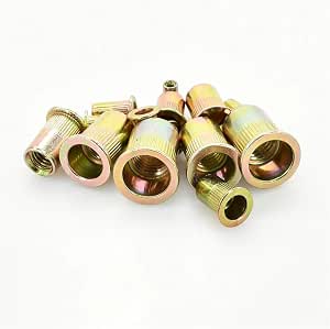 Amazon.com: BUUV Stainless Steel Pop Rivet Nut Flat Head Threaded Nuts ...