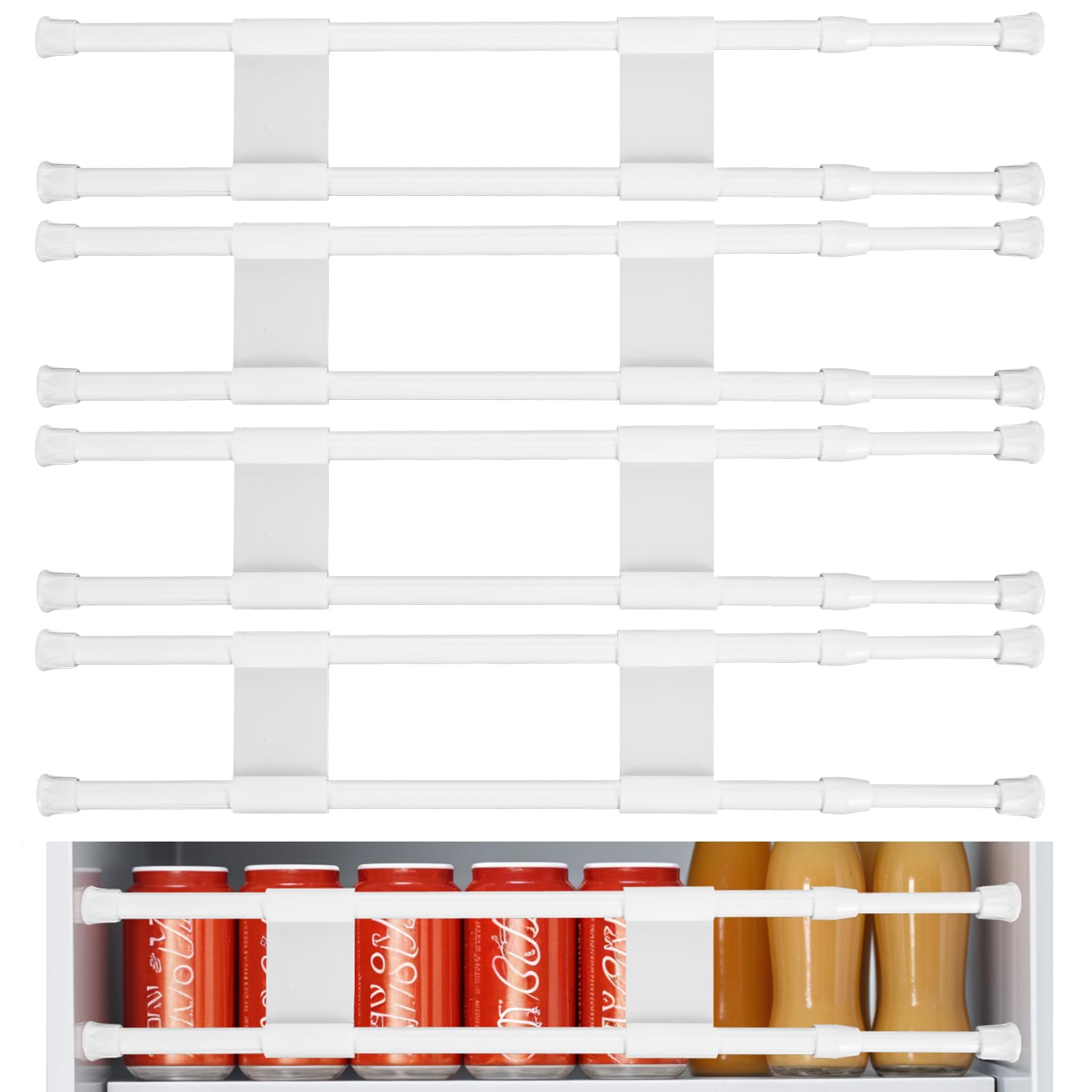 Amazon.com: 4 Sets Double RV Refrigerator Bars, 15.8-27.6 Inches Non ...