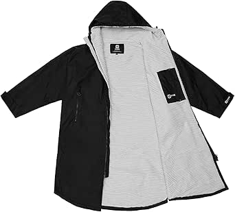 Amazon.com : Nyord Primaloft? Outdoor Changing Robe - Black Grey ...