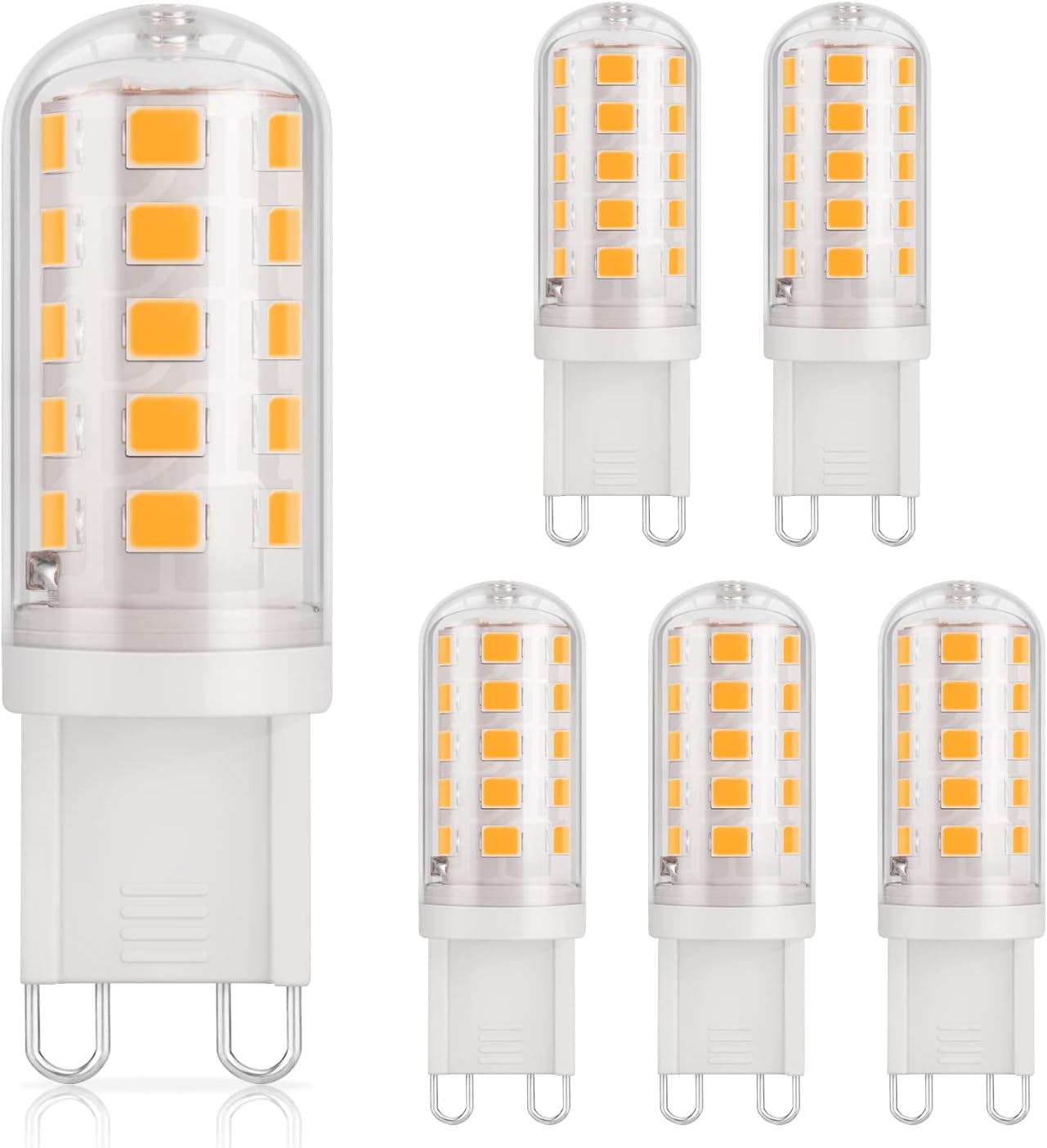 DiCUNO Ampoule LED G9 3W, équivalen 40W halogène, Blanc chaud 3000K ...
