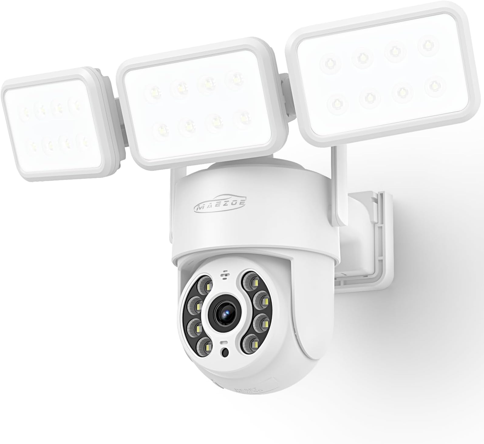 Amazon.com : winees Floodlight Camera, 2K HD Dual-Lens Outdoor Security ...