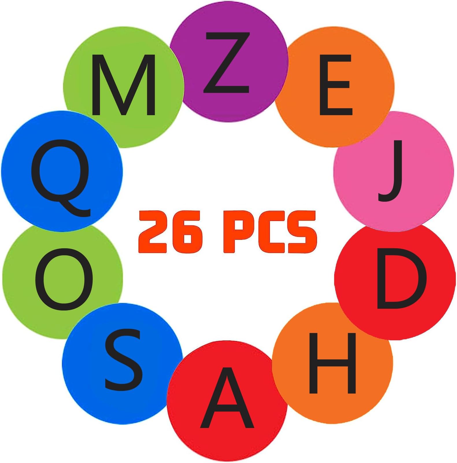 Amazon.com: 48Pcs 4" Carpet Spots for Classroom with Numbers Sit Spots ...