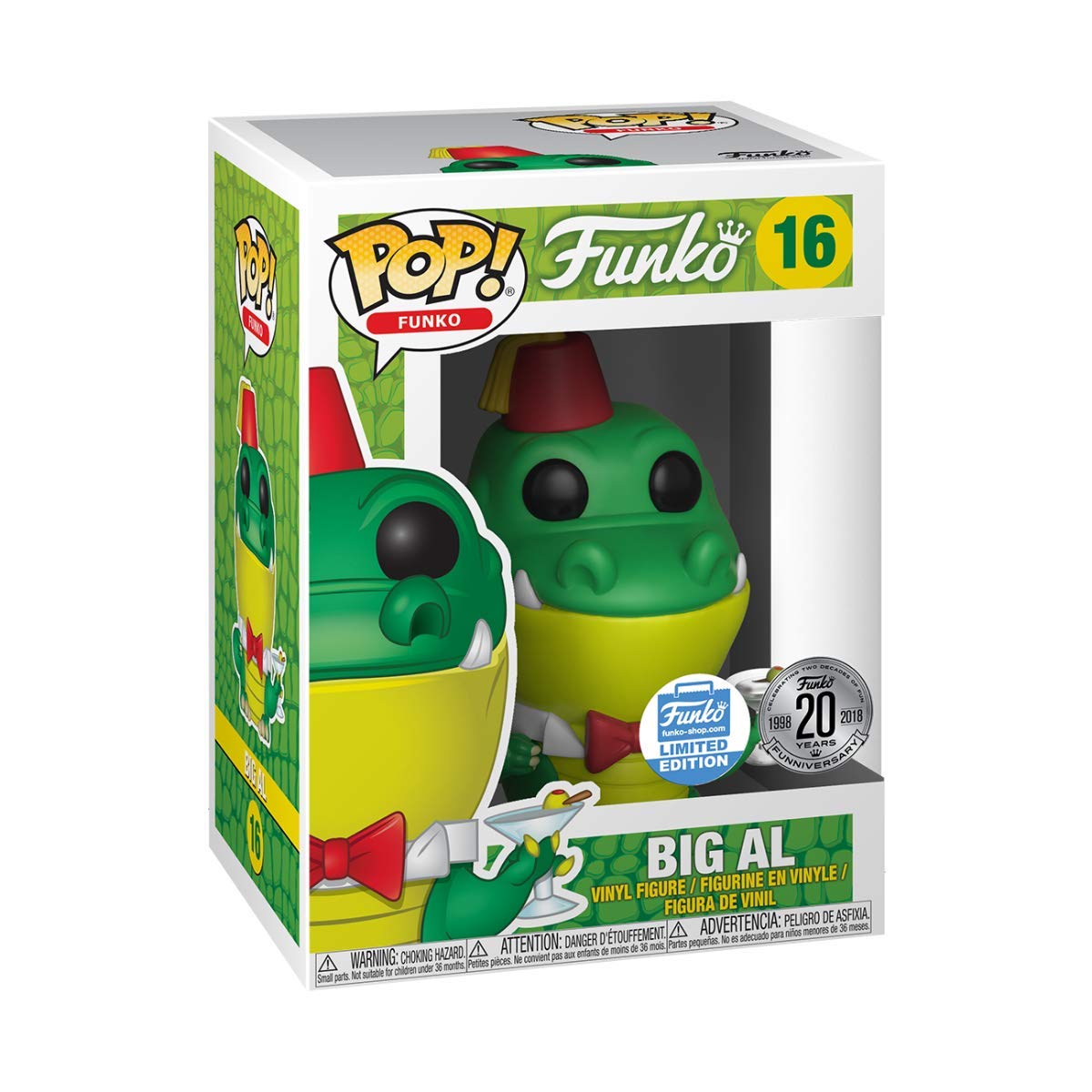 Amazon.com: Funko Big Al Black Limited Edition 20 Year Anniversary ...