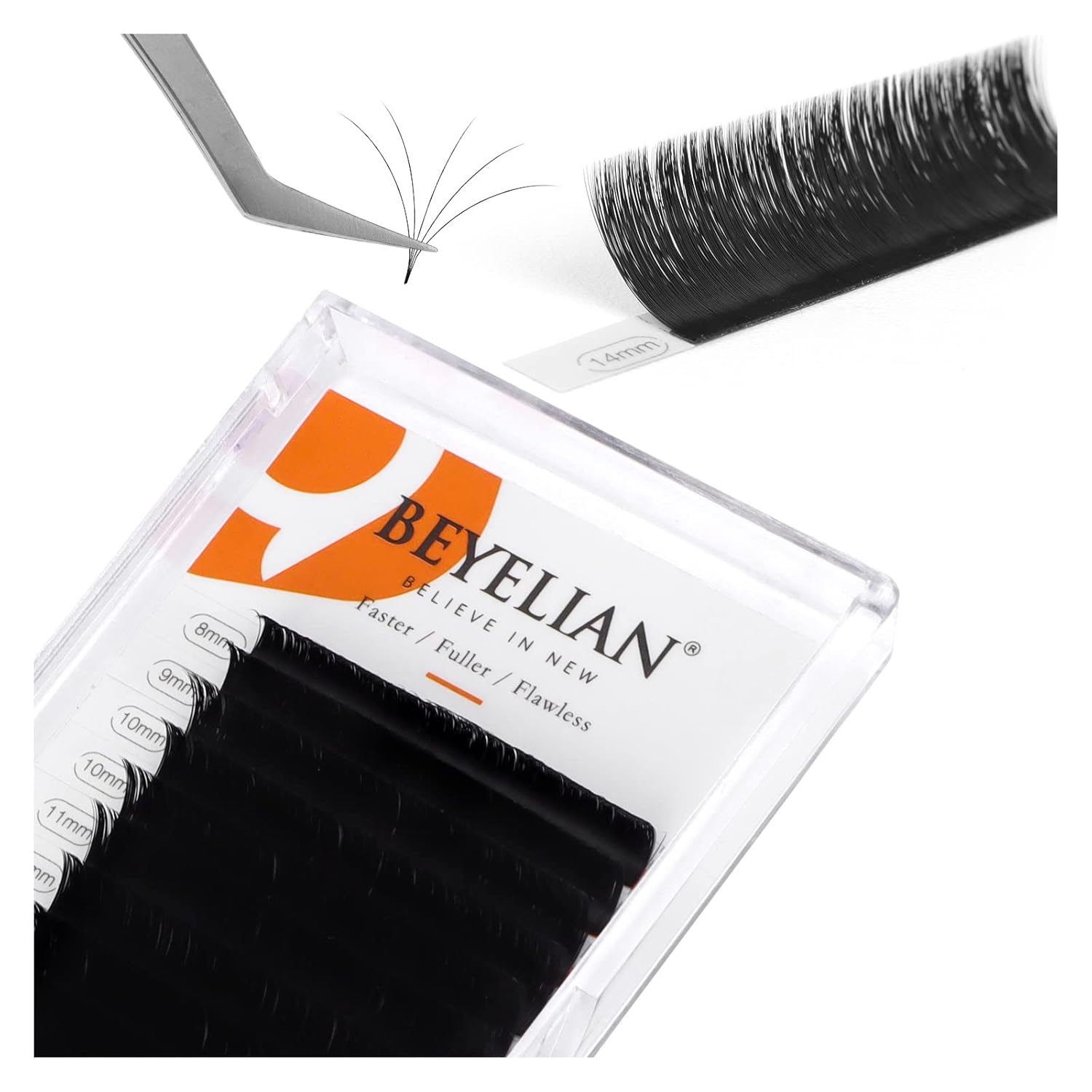 Amazon.com: BEYELIAN Volume Lash Extensions, Easy Fan Eyelash ...